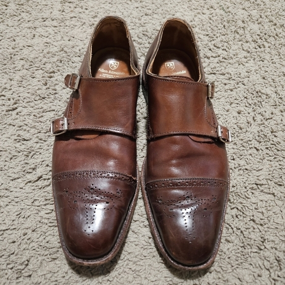 Allen Edmonds | Shoes | Allen Edmunds St Johns Double Monk Strap Dress ...